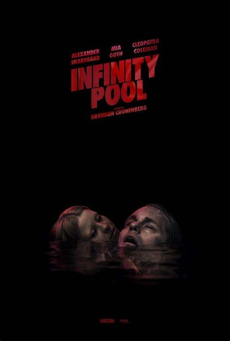 New Official Poster For INFINITY POOL Starring Mia Goth And Alexander