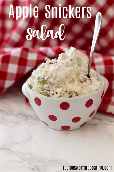 Apple Snickers Salad Recipe Snickers Salad Snicker Apple Salad