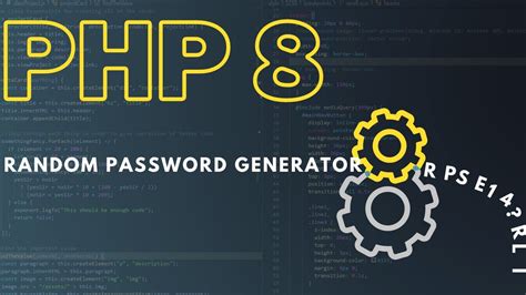Php Beginner Project Build A Password Generator Tutorial Youtube