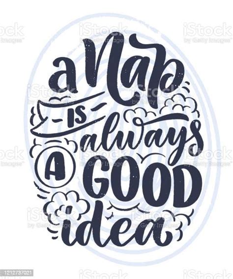 수면과 숙면에 대한 슬로건을 문자 그래픽 인쇄 포스터 카드 스티커 및 기타 크리에이티브 용도를 위한 벡터 일러스트레이션 디자인 격언에 대한 스톡 벡터 아트 및 기타 이미지