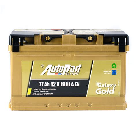 Аккумулятор Autopart Galaxy Gold 77 Ah/12V sb Ca-Ca [- +] – фото ...
