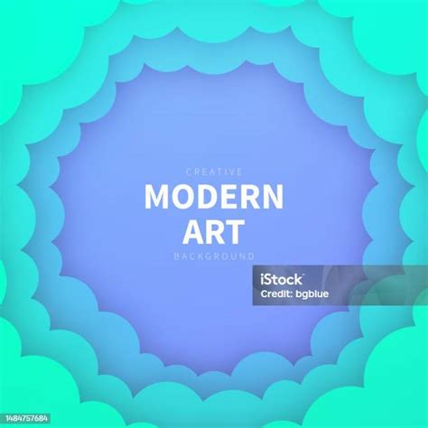 푸른 구름 프레임 종이 컷 배경 트렌디 한 3d 디자인 0명에 대한 스톡 벡터 아트 및 기타 이미지 0명 3차원 형태 구름 Istock