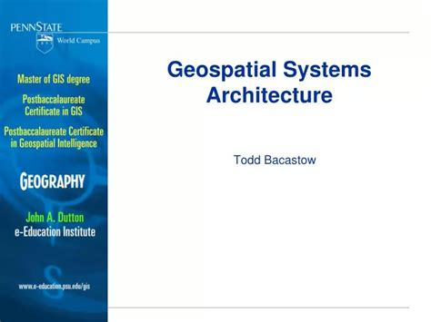 Ppt Geospatial Systems Architecture Powerpoint Presentation Free