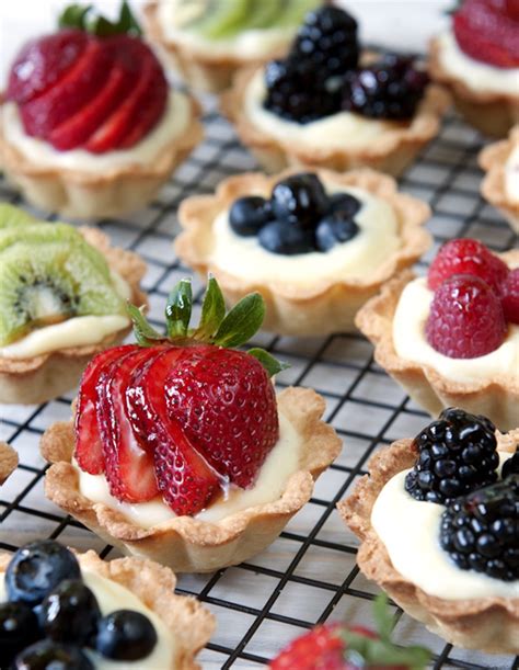 Ultimate Mini Fruit Tarts With A Buttery Shortbread Crust
