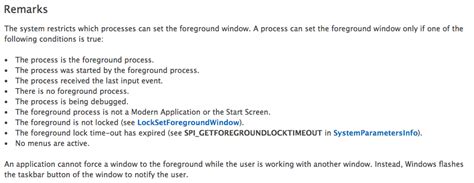 How To Bring External Application Window On Top Stack Overflow