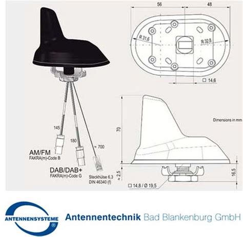 Actieve Shark Antenne Fm Dab Dab Bol