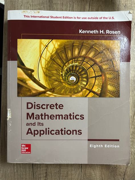Discrete Mathematics And Its Applications 8th 離散數學 組合數學 書籍、休閒與玩具 書本及雜誌 教科書、參考書在旋轉拍賣
