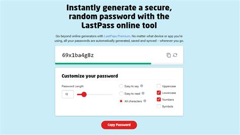 Lastpass Password Generator 線上密碼產生器，免費產生隨機密碼，可自訂密碼長度與大小寫特殊符號 Techmoon