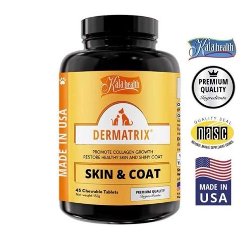 Jual Kala Health Dermatrix Skin And Coat 45 Tab Dog Cat Vitamin Bulu