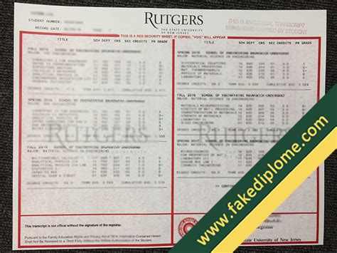 How To Create Rutgers University Fake Transcript