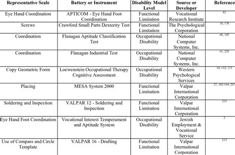 Functional Capacity Test