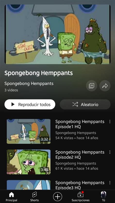 Spongebong Hemppants R Spongebob