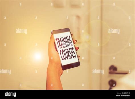 Writing Note Showing Training Courses Business Concept For Lessons To Teach The Skills And