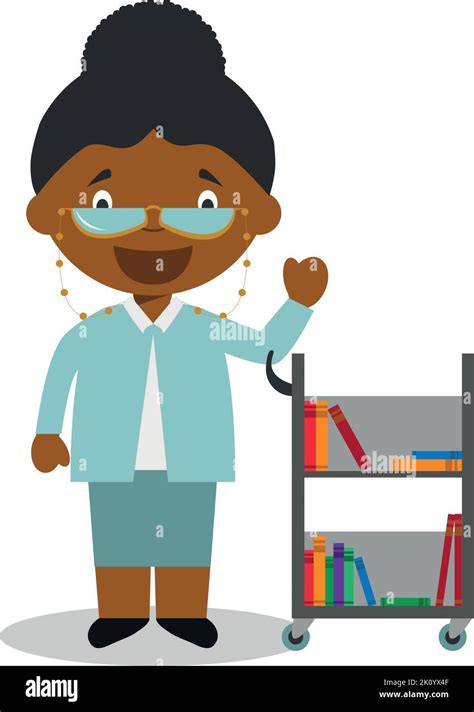 Cute Cartoon Vector Illustration Of A Black Or African American