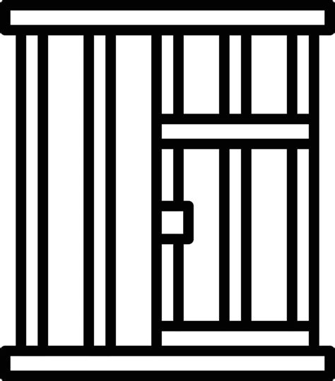 Prison Line Icon 10930659 Vector Art At Vecteezy