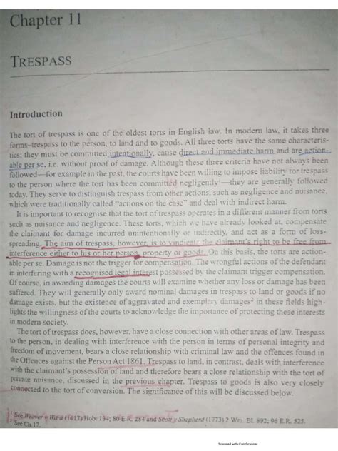 Trespass To Person Pdf