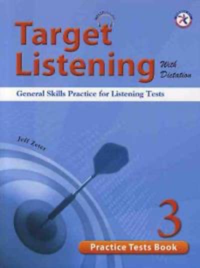 Target Listening Practice Test 3 답지 2023