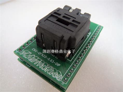 SSOP OTS Burn In Socket Gold Plating IC