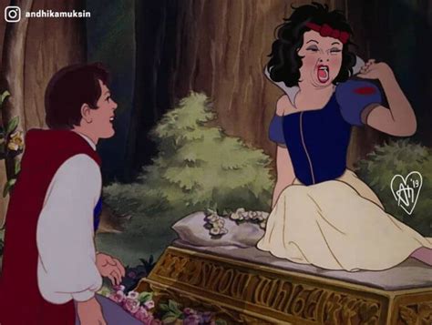 Artist Hilariously Reimagines Disney Princesses As Normal People Inside The Magic