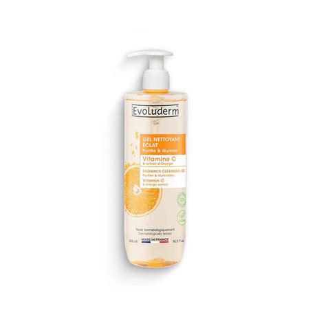 ევოლუდერმი დასაბანი გელი C ვიტამინით 500მლ ავერსი