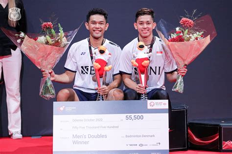 Hasil Babak Final Denmark Open 2022 Fajar Rian Juara China Juara Umum