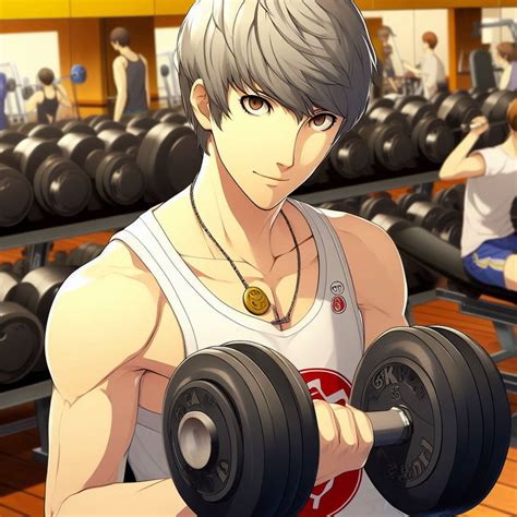 Yu Narukami From Persona 4 Working Out By Ddudegames On Deviantart