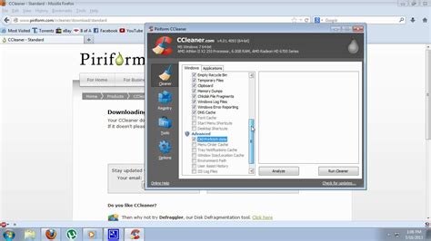 Ez Does It Piriform Ccleaner Installation And Run Guide Youtube