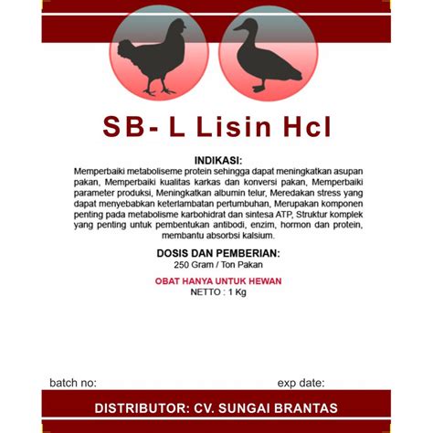 Cmoorlifen Sb L Lysine Hcl 1kg Lysine Amino Acid Shopee