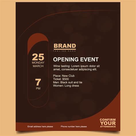 Premium Vector Design Minimal Wine Tasting Event Template