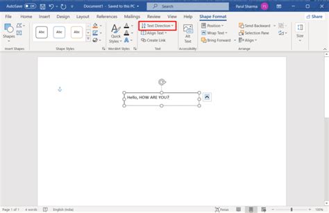 How To Make Text Vertical In Word TechCult