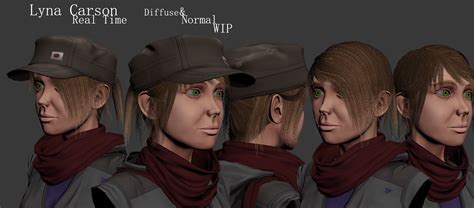 Lyna Carson 3d Model 50 Unknown Fbx Obj Max Free3d