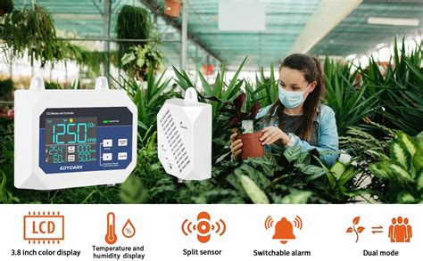 Edycarx Co2 Controller With Temperature And Humidity