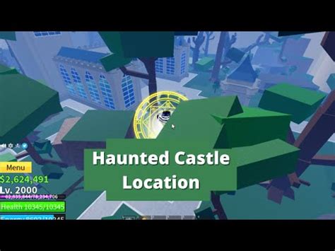 NEW ISLAND Haunted Castle Location In Blox Fruits UPDATE 16 Blox