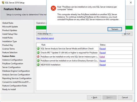 rule polybase can be installed on only one sql server instance per