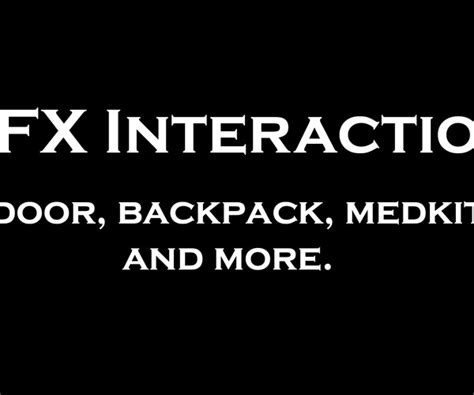 Artstation Sfx Interaction Game Assets