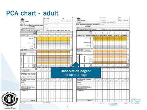 Pca Chart Agency For Clinical Innovation