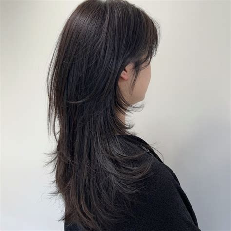 더운여름 중간머리 레이어드컷가볍게 레이어드 허쉬컷 네이버 블로그