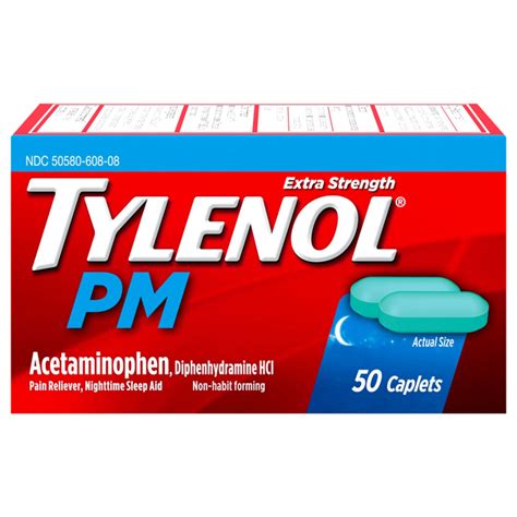 Save On Tylenol Pm Extra Strength Acetaminophen Caplets Order Online