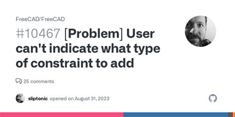 [problem] problem user can t indicate what type of constraint to add