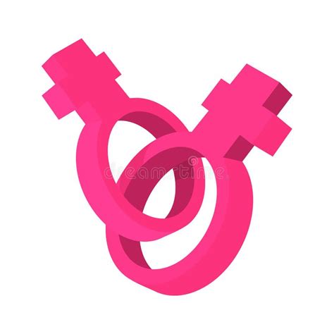 Set Of Sexual Orientation Gender Or Male Female Symbols Stroke Stock