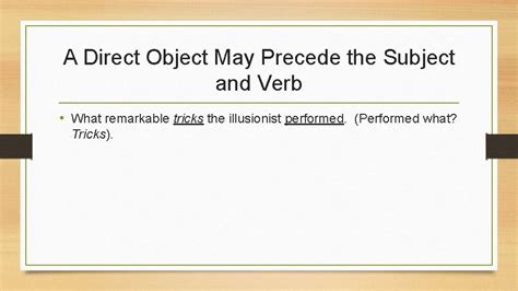 Transitive Verbs Intransitive Verbs Direct Objects And Indirect