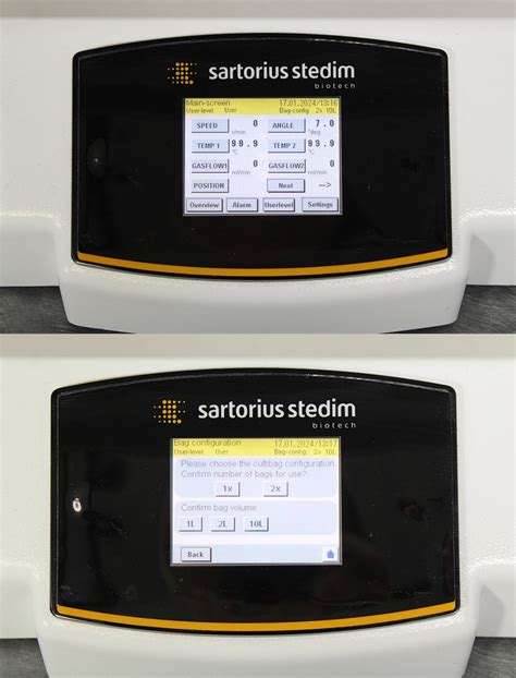 Sartorius Biostat Rm 20 50 Basic Rocker Wave Bioreactor With Lid And