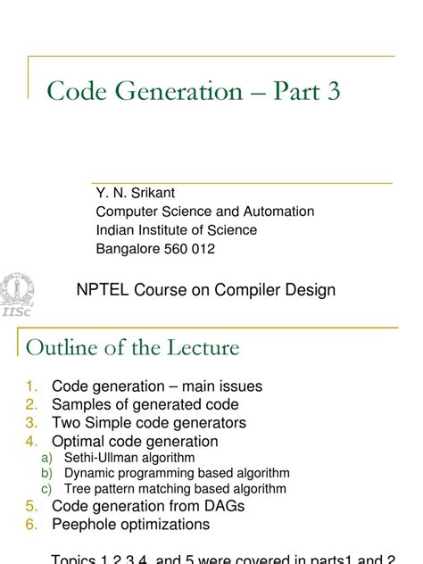 Code Gen Part 3 Pdf Program Optimization Instruction Set