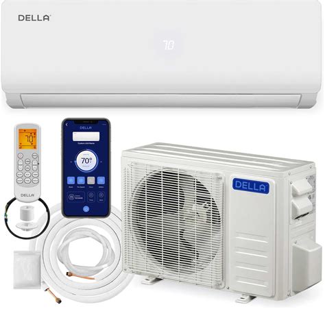 Della 12000 Btu Wifi Enabled 20 Seer Cools Up To 550 Sqft 110 120v