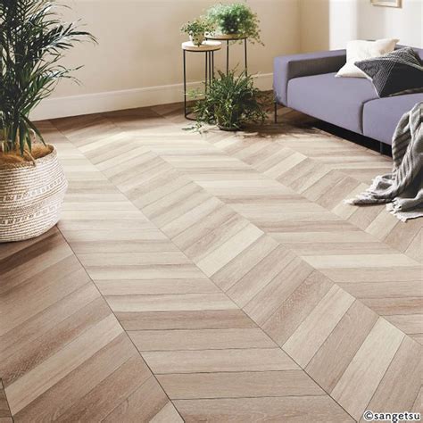 【楽天市場】【3 21 20 00～ 最大2000円クーポンandp2倍 】フロアタイル サンゲツ Wd 2110 Wd 2111 ウッド シェブロンウッド ケース販売 108×494 1×2