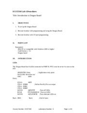 Lab4 ECET330 MD NOMAN ECET330 Lab 4 Procedures Title Introduction To