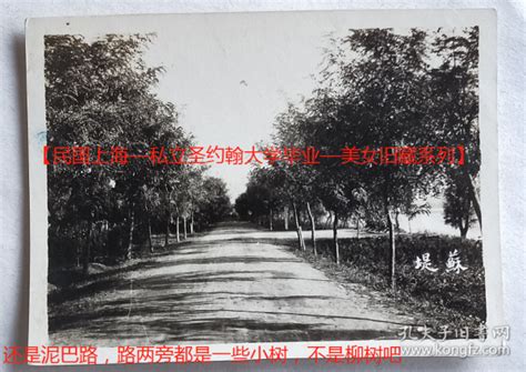民国老照片：民国杭州西湖—苏堤，还是泥巴路，路两旁都是一些小树，不是柳树吧。——简介：苏堤，旧称苏公堤，是一条贯穿西湖南北风景区的林荫大堤。始