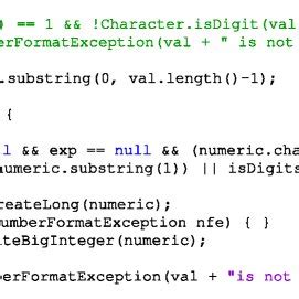 Code Snippet Of Buggy Program Version Lang Download Scientific Diagram