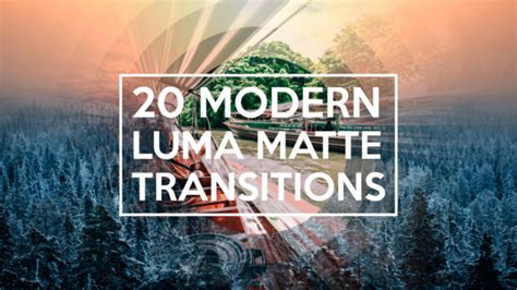 20 modern luma matte transitions motion graphics videohive