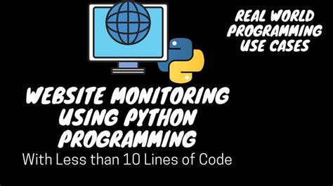 Monitoring Websites Using Python Python Monitoring Automation How To Use Python List Of